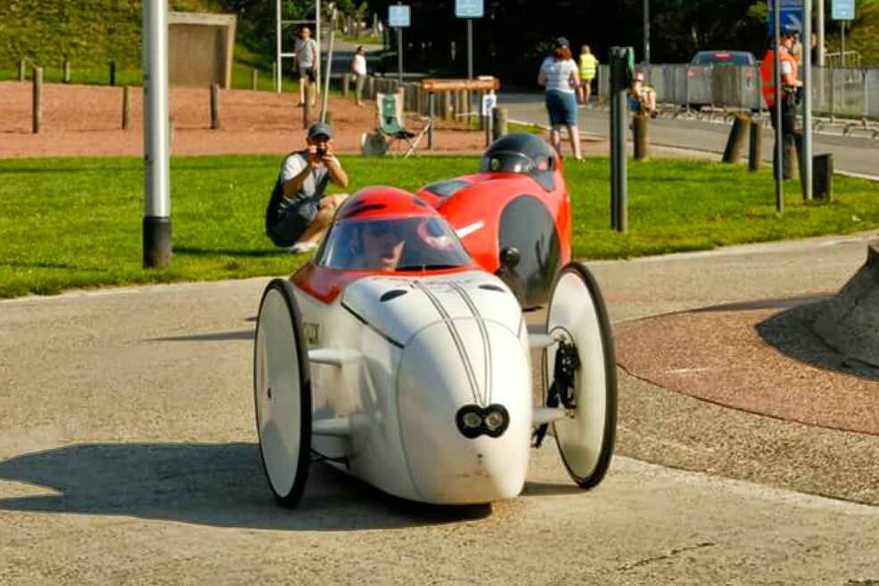 La compétition en vélomobile